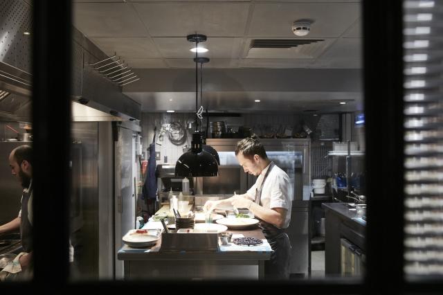 Aaron Potter, Senior Sous Chef at Adam Byatt's Trinity Restaurant, Clapham